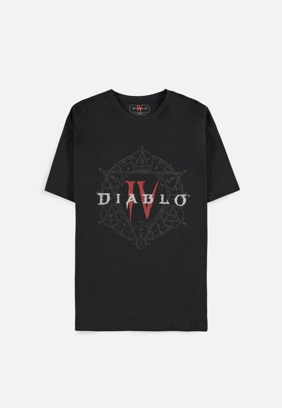 Diablo - Logo Heren T-shirt - 2XL - Zwart | bol