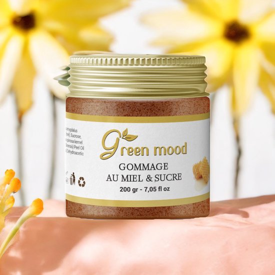 Green mood - Scrub - 100% Biologisch - Gezichtsscrub - Met Honing - Uit ...