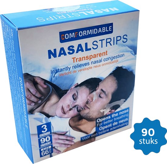Comformidable Neusstrips Transparant – Anti Snurk Strips ...