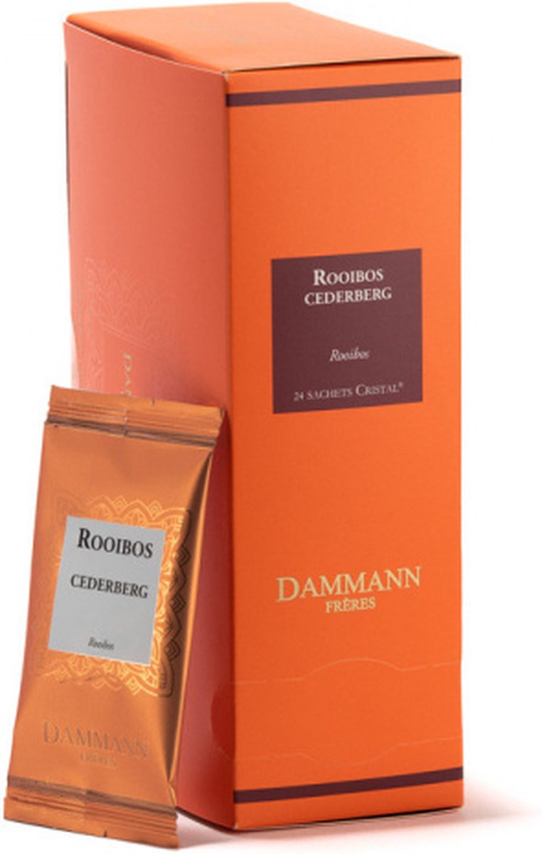 Dammann Freres Rooibos Cederberg Theezakjes 24 stuks - Pure Rooibos - Zonder caffeine | bol