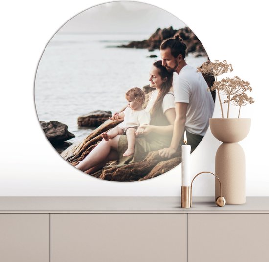 Label2X - Muurcirkel eigen foto - Ø 120 cm - Forex - Multicolor ...