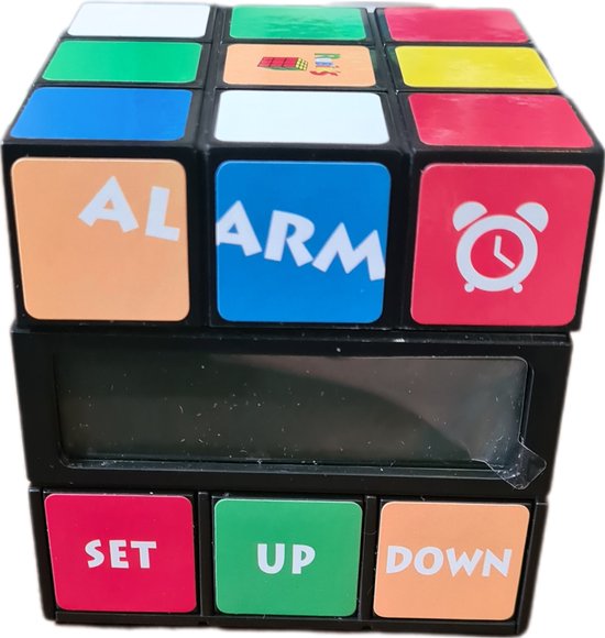 rubiks - wekker radio - tijd - temperatuur - klok | bol.com
