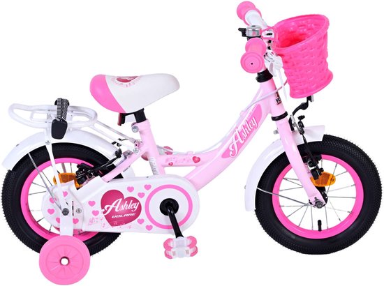 Volare Ashley Kinderfiets - Meisjes - 12 inch - Roze - Twee handremmen ...