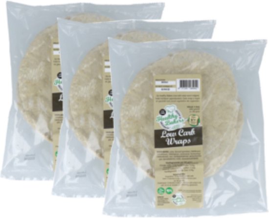 Healthy Bakers Wraps 3 x 4ST - Voordeelverpakking | bol