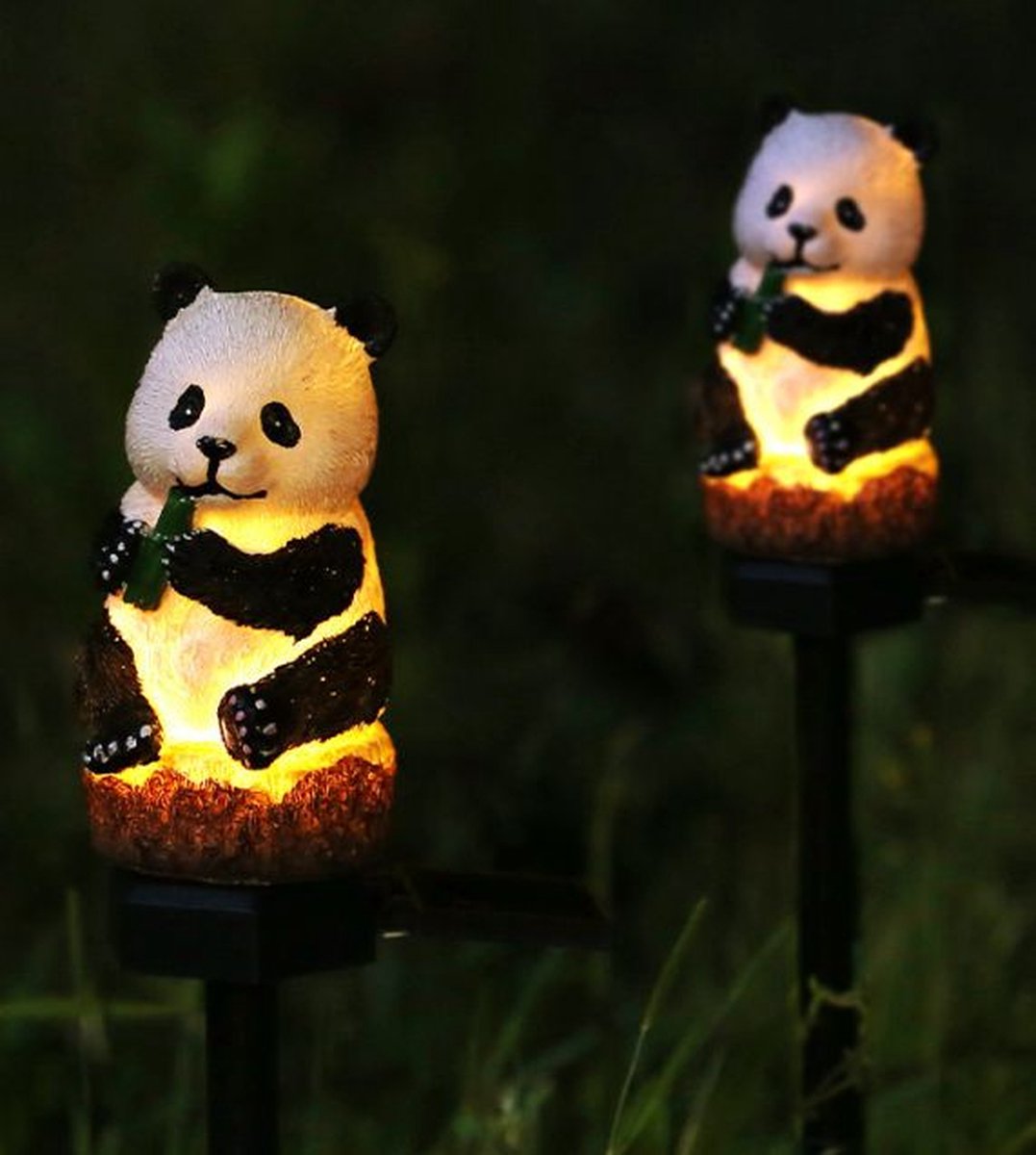 Solar Tuinlamp Panda • Tuinlamp • Tuinfakkel • Solar Tuinverlichting ...