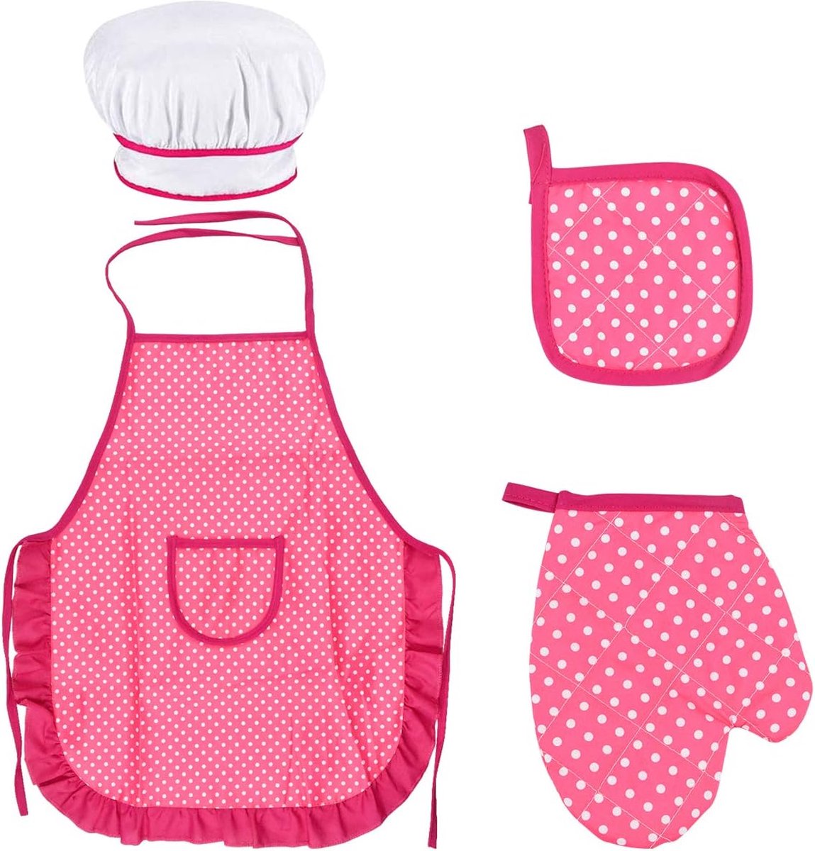 Kookset voor kinderen, verstelbaar Kookschort voor kinderen ...