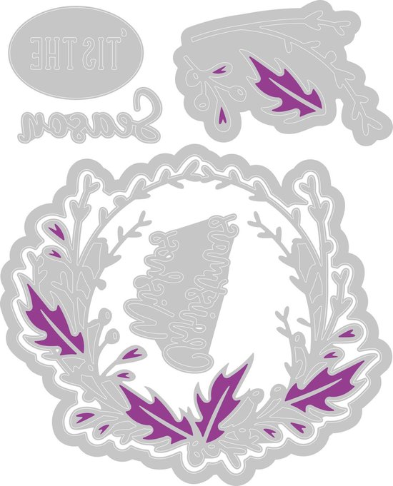 Sizzix Thinlits Snijmallen Detailed Wreath | bol