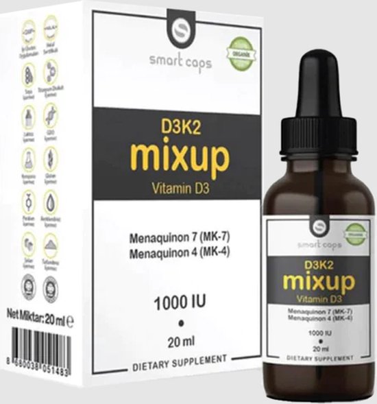 D3K2 Mixup - Vitamine D3 - 1000IU - 20ml - 100% natuurlijk | bol