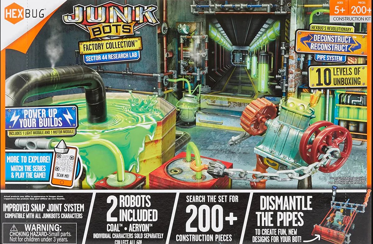 HEXBUG JUNKBOTS Small Factory Habitat Sector 44 Research Lab | bol.com