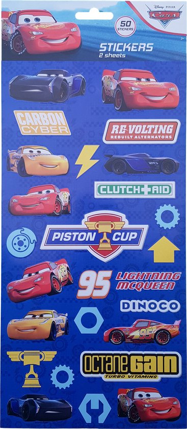 Stickers Disney's Cars "Carbon Cyber" +/- 50 stuks | bol