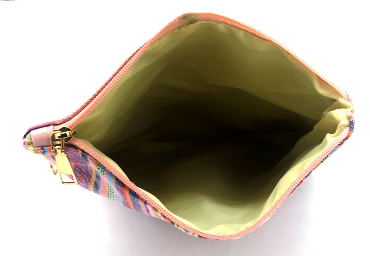 mooie geweven handtas met ritssluiting , 25 x 23 cm. | bol.com