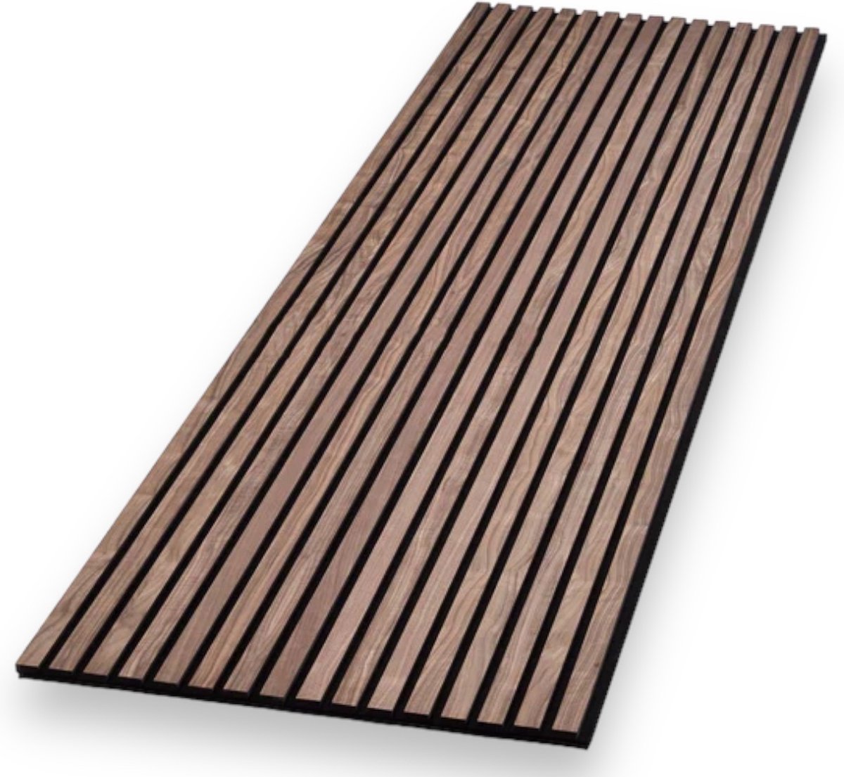 Akupanel | Akoestische Wandpaneel 270x60cm Voorzien Van ECHT WALNOTEN ...