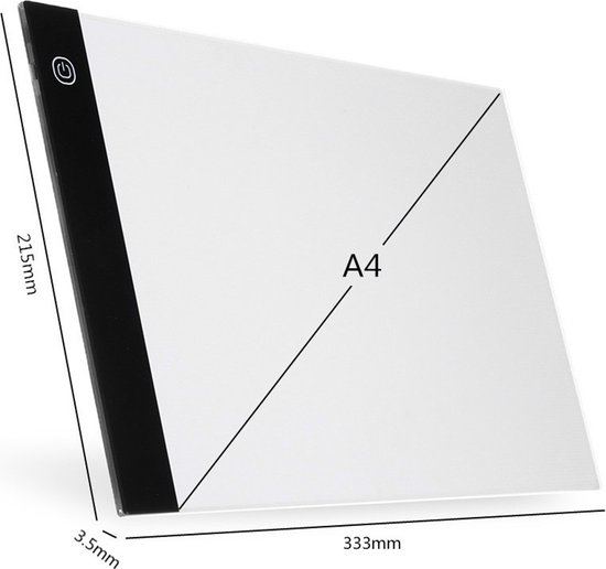 Xd Xtreme - Led lichtbak voor tekenen - lightpad - diamond painting ...
