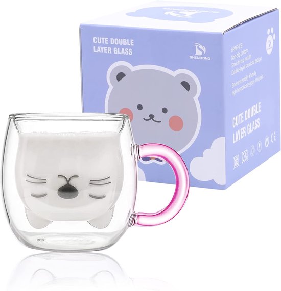 Leuke kattenmokken, leuke mokken, kat, thee, koffiemok met handvat, 20 ...