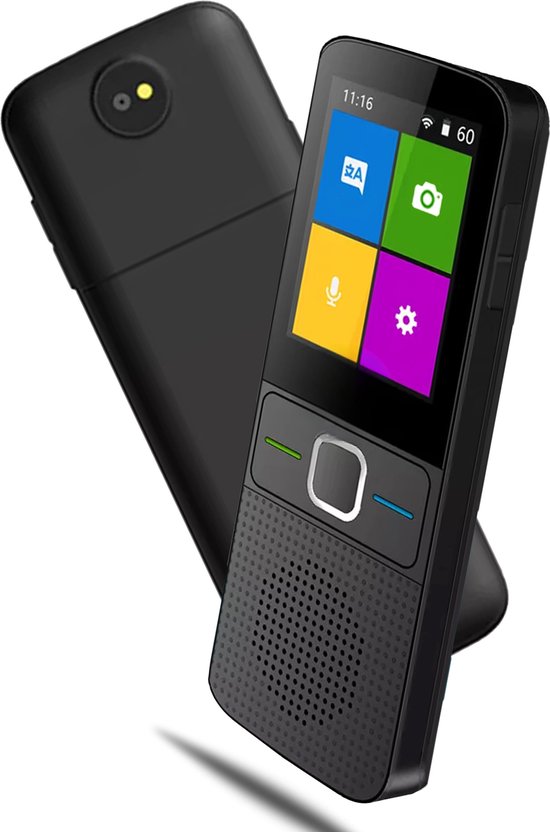TibaGoods - Vertaalcomputer - Vertaal Apparaat - Zwart - Slimme ...