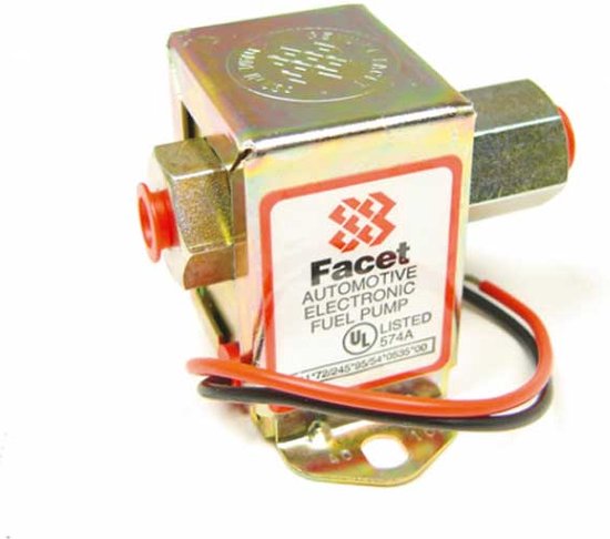 Facet 40164 Brandstofopvoerpomp 24V/0,5A 1/8" NPTF 1,9 liter/min | bol