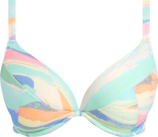 Freya SUMMER REEF PLUNGE BIKINI TOP Dames Bikinitopje - Aqua - Maat 80F ...