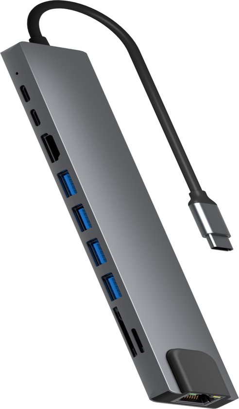 Rolio USB C Hub - 10 in 1 Hub - Ethernet - HDMI 4K - USB-C - USB 3.0 ...