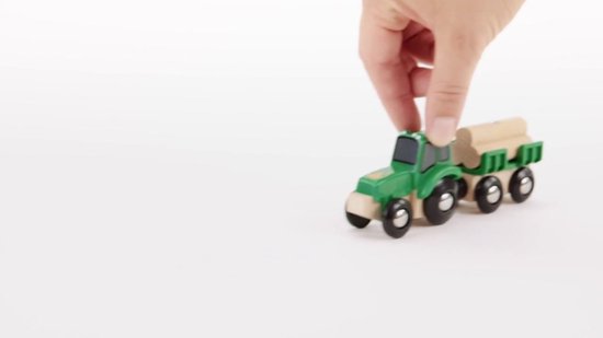 BRIO Tractor met aanhanger - 33799 | bol