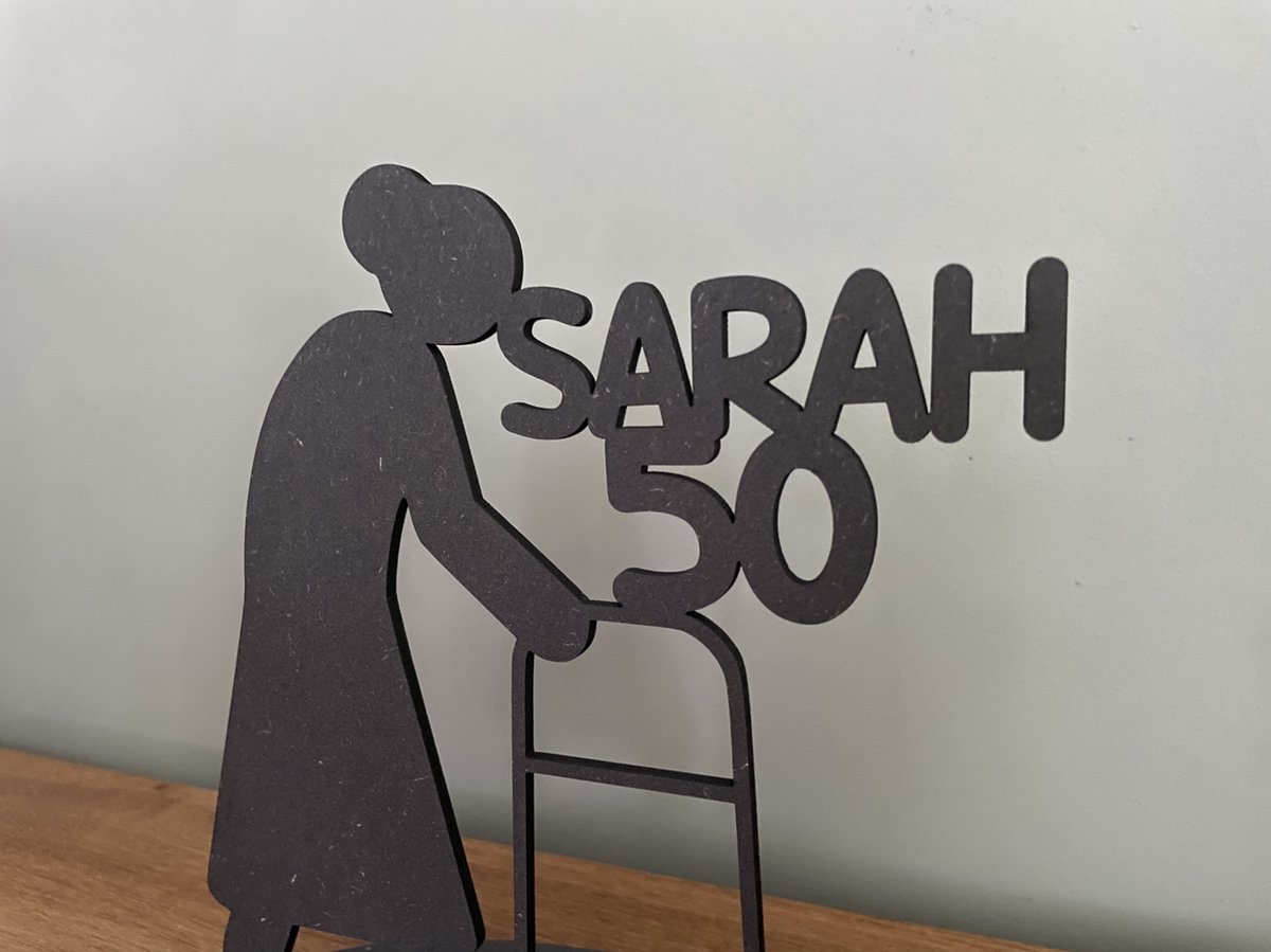 50 jaar Sarah - Sarah 50 jaar cadeau - 50 jaar versiering - Verjaardag ...