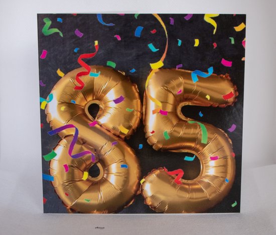 Kleintje fotografie wenskaart verjaardag 85 jaar | bol.com