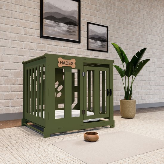 Aangepast hondenhok | Hondenhok voor binnen | Hondenhuis | Hondenmand ...