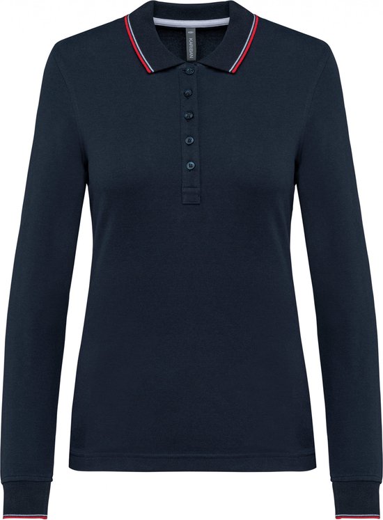 Polo Dames XXL 100% Katoen Navy / Red / White | bol.com
