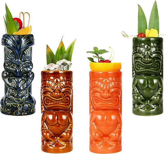 Tiki Mugs Tiki-koppen Tiki Mok Tiki Mugs Cocktailbeker Hawaii ...