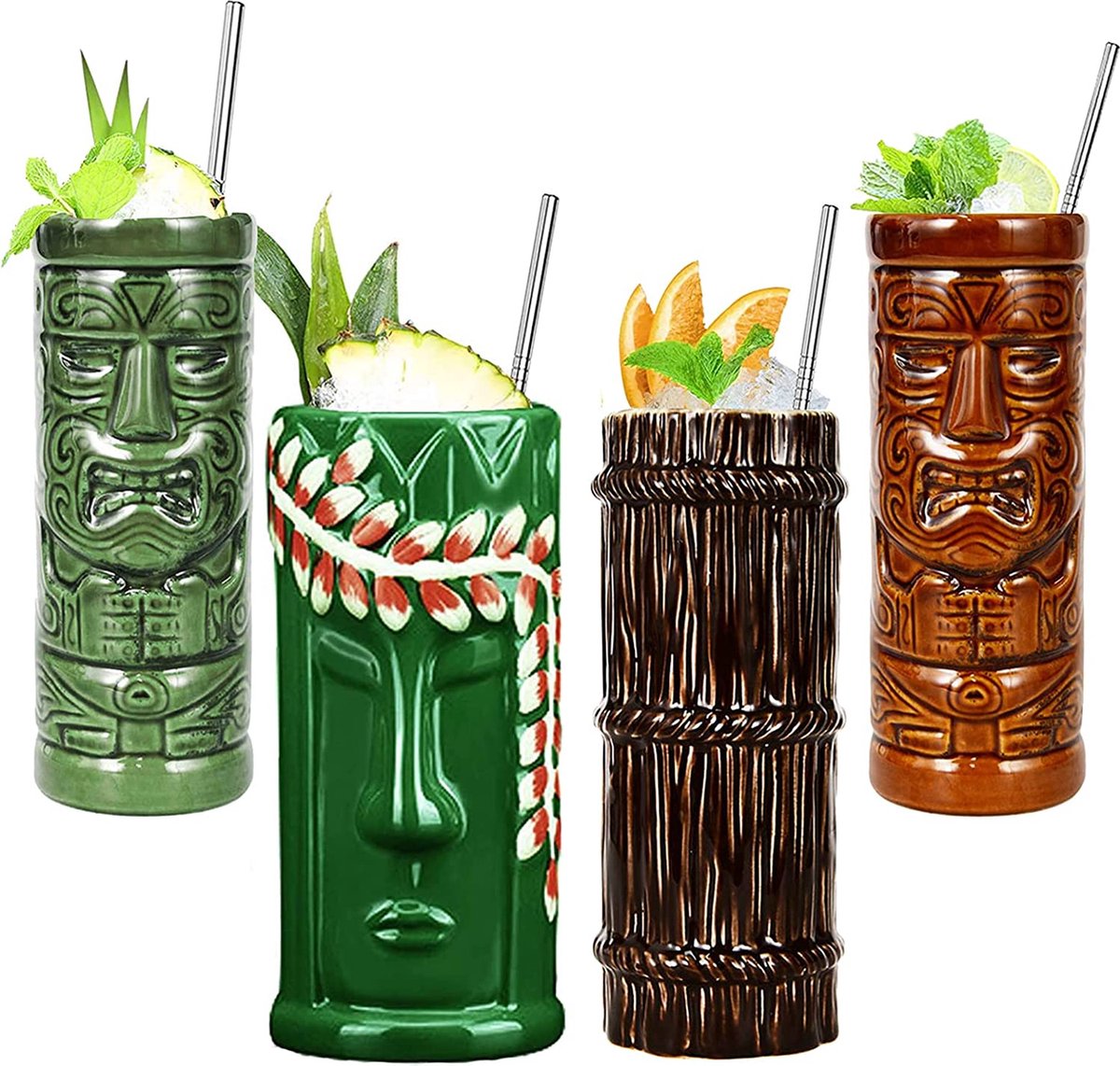 Tiki Mugs Tiki-koppen Tiki Mok Tiki Mugs Cocktailbeker Hawaii ...