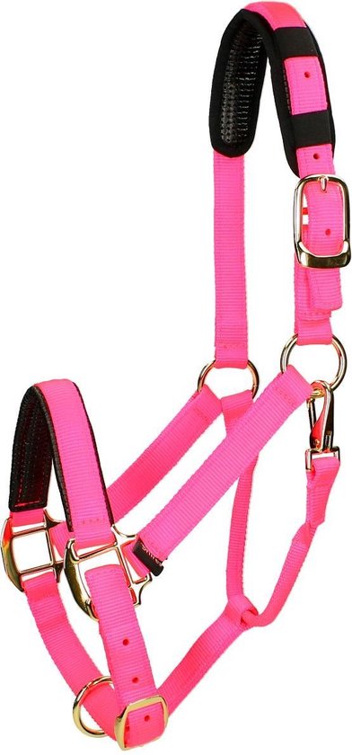 Shires Halster - Luxe nylon - Roze | bol