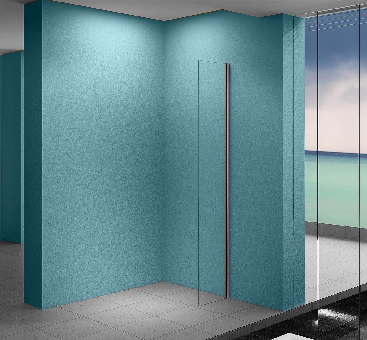 Eco Inloopdouche + muurprofiel 700x2000, 8 mm Nano | bol