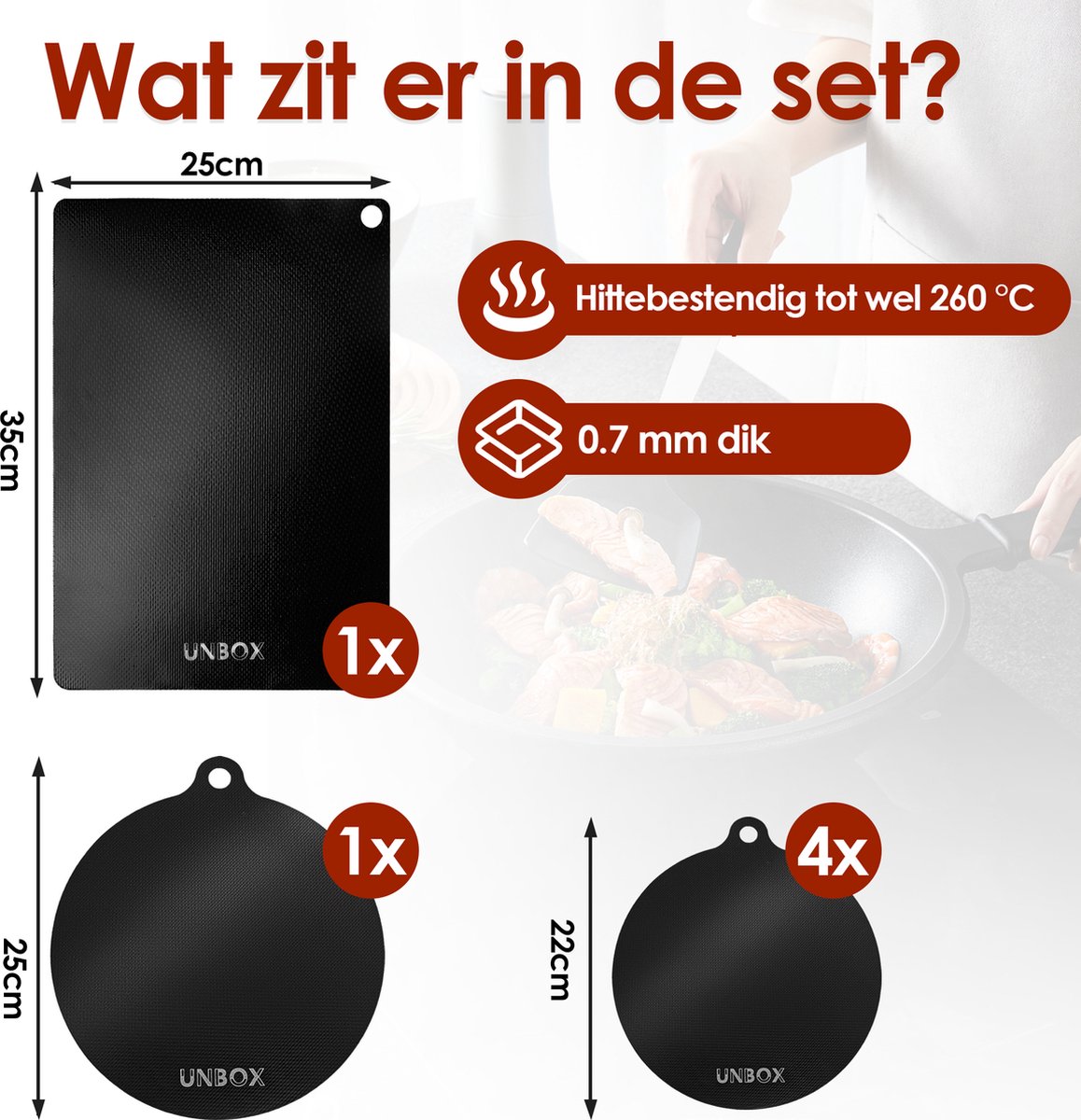 UNBOX Inductie Beschermer - Inductie mat - Inductie afdekplaat ...