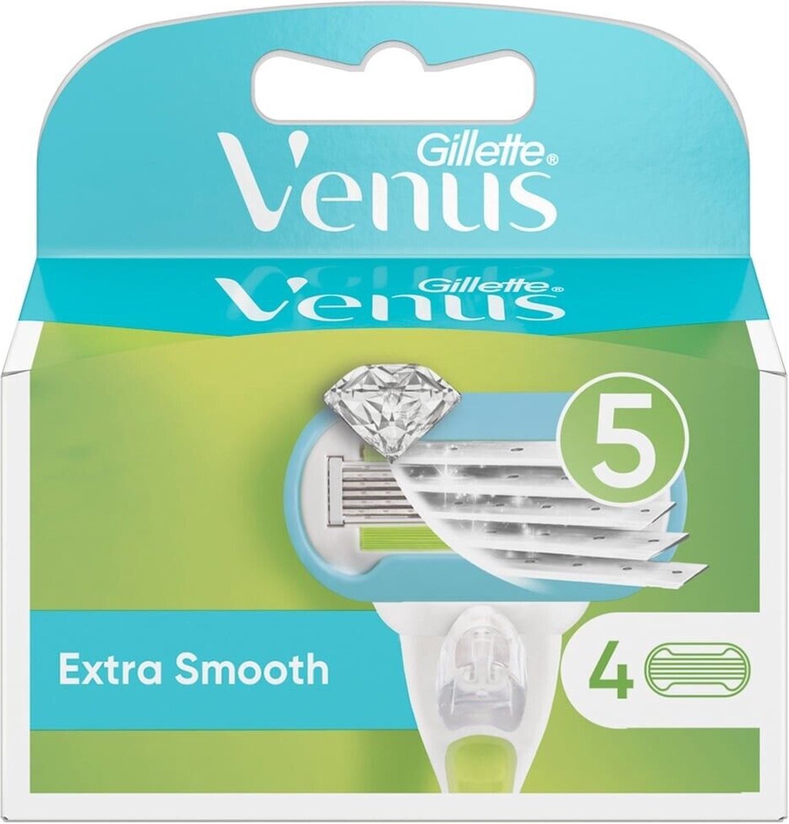 Gillette - Venus - Extra Smooth - Scheermesjes/Navulmesjes - 4 Stuks | bol