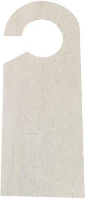 Houten Deurhanger open triplex 25 x 10 cm | bol.com