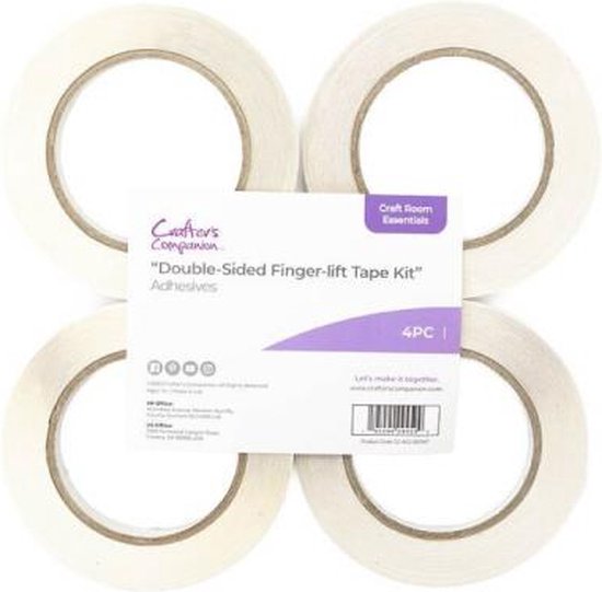 CC - Double Sided Finger Lift Tape - 4 rollen | bol.com