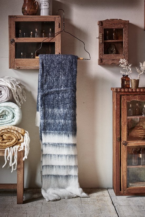 Plaid wit met blauw | bol