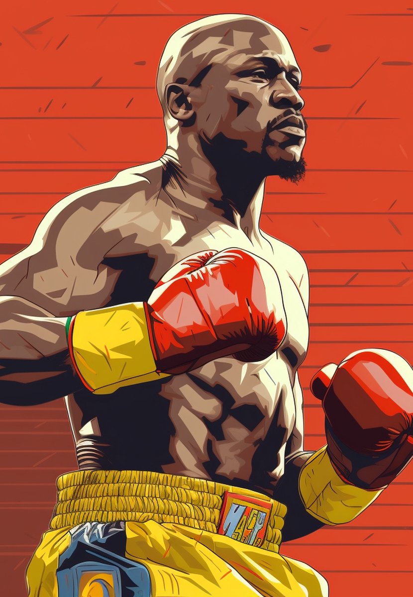 Floyd Mayweather Poster | Floyd Money Mayweather | Poster Bokser | Boks ...