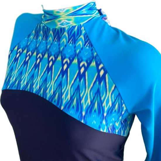 Zoggs Burkini - Zwempak Dames - Burqini badpak - Maat 34 - blauw | bol