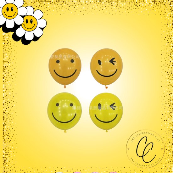 Ballonnen - Smiley - Happy - Feest - Gezelligheid - kinderfeestje ...