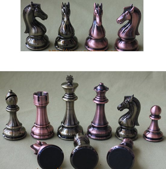 Metal Chess Top Kwaliteit Klasse en Geweldig | Games | bol