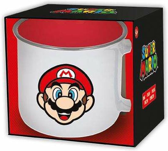 Nintendo Super Mario Bros Mok - Beker 415ml - In geschenkdoos | bol