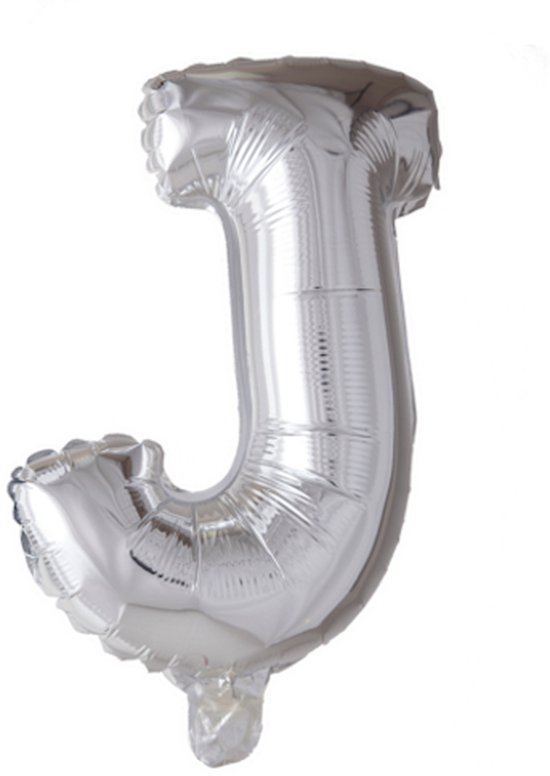 Folie Ballon Letter 40″ J - Zilver | bol