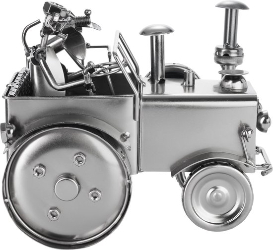 BRUBAKER Schroef Figuur Tractor met Bestuurder en Hond - Tractor Iron Figure Metal Man... | bol
