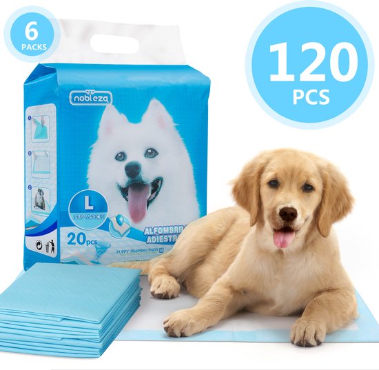 Nobleza Hondentoilet - Puppy Training Pads - 60x90 cm - Plasmatjes hond ...