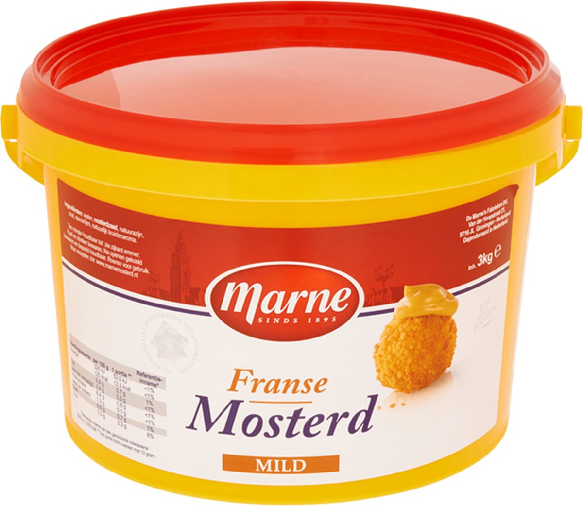 Marne Franse Mosterd Mild 3 kg | bol