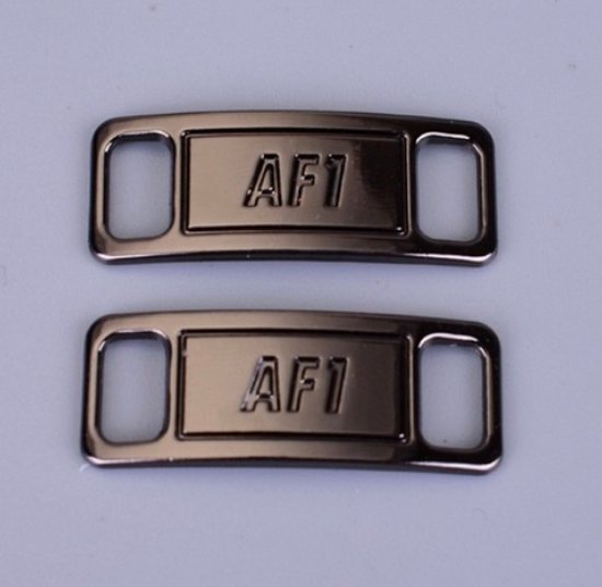 AF1 Sneaker tags Gun Colour | Metaal | Schoenaccessoires - Schoenveters ...