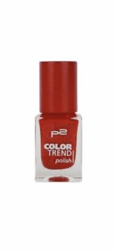 P2 Cosmetics EU Color Trend nagellak 020 Red Sand 10ml rood Glitters | bol