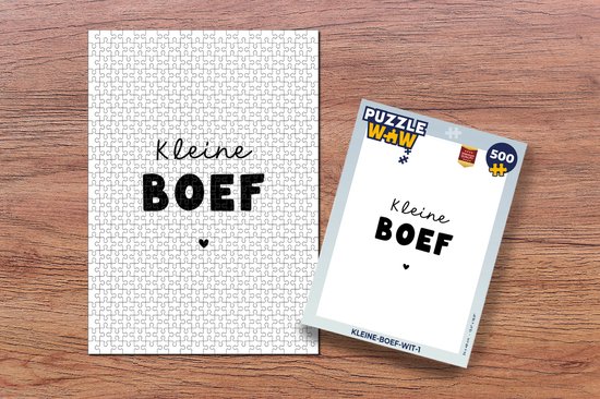 Puzzel Kinderen - Quotes - boef - Spreuken - Legpuzzel - Puzzel 500 ...