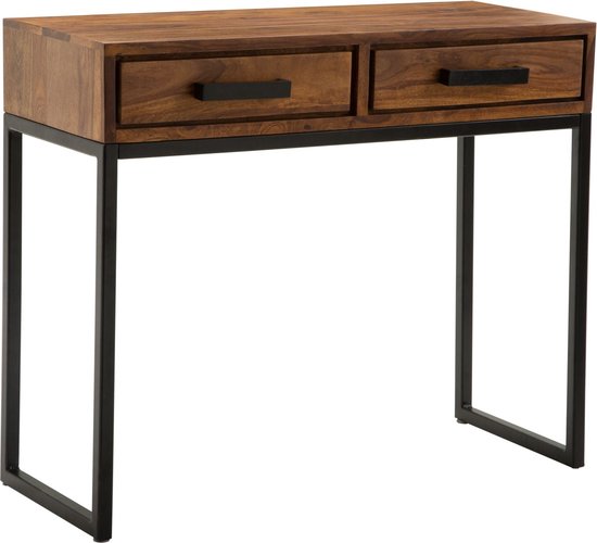 Console Tafel - Massief Hout - Hout - Gangtafel - Smal Bureau ...