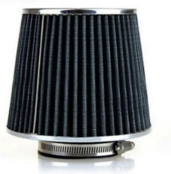 VCTparts Open Luchtfilter Zwart Zilver - Sport Filter met Cold air ...
